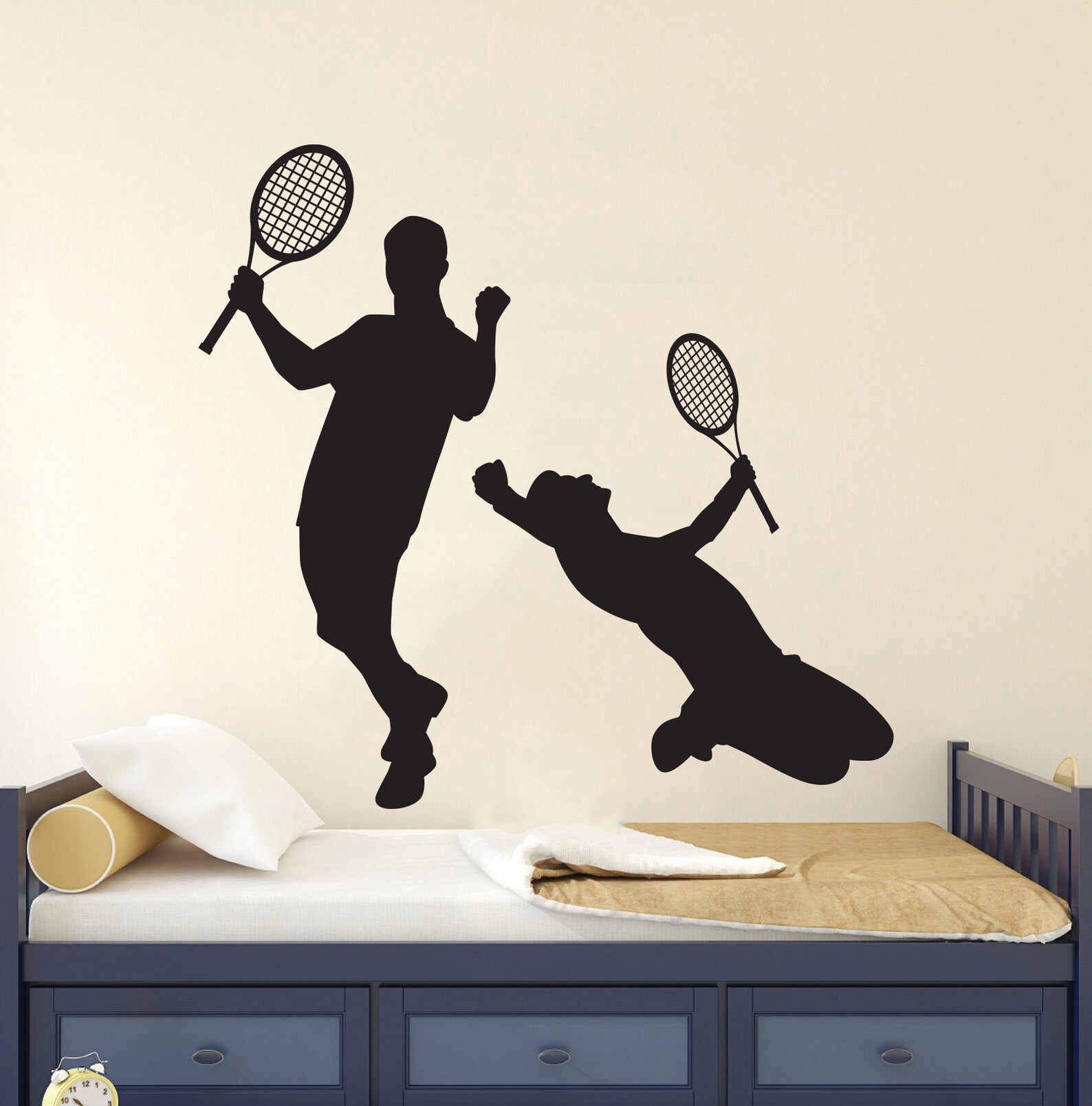 Tennis Decal Sports Decal Tennis Sticker Tennis Wall Decal - Etsy