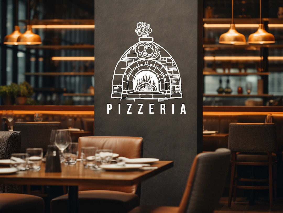 Pizza Wall Decal Pizzeria Wall Sticker Pizza Wall Sticker Food Lover ...