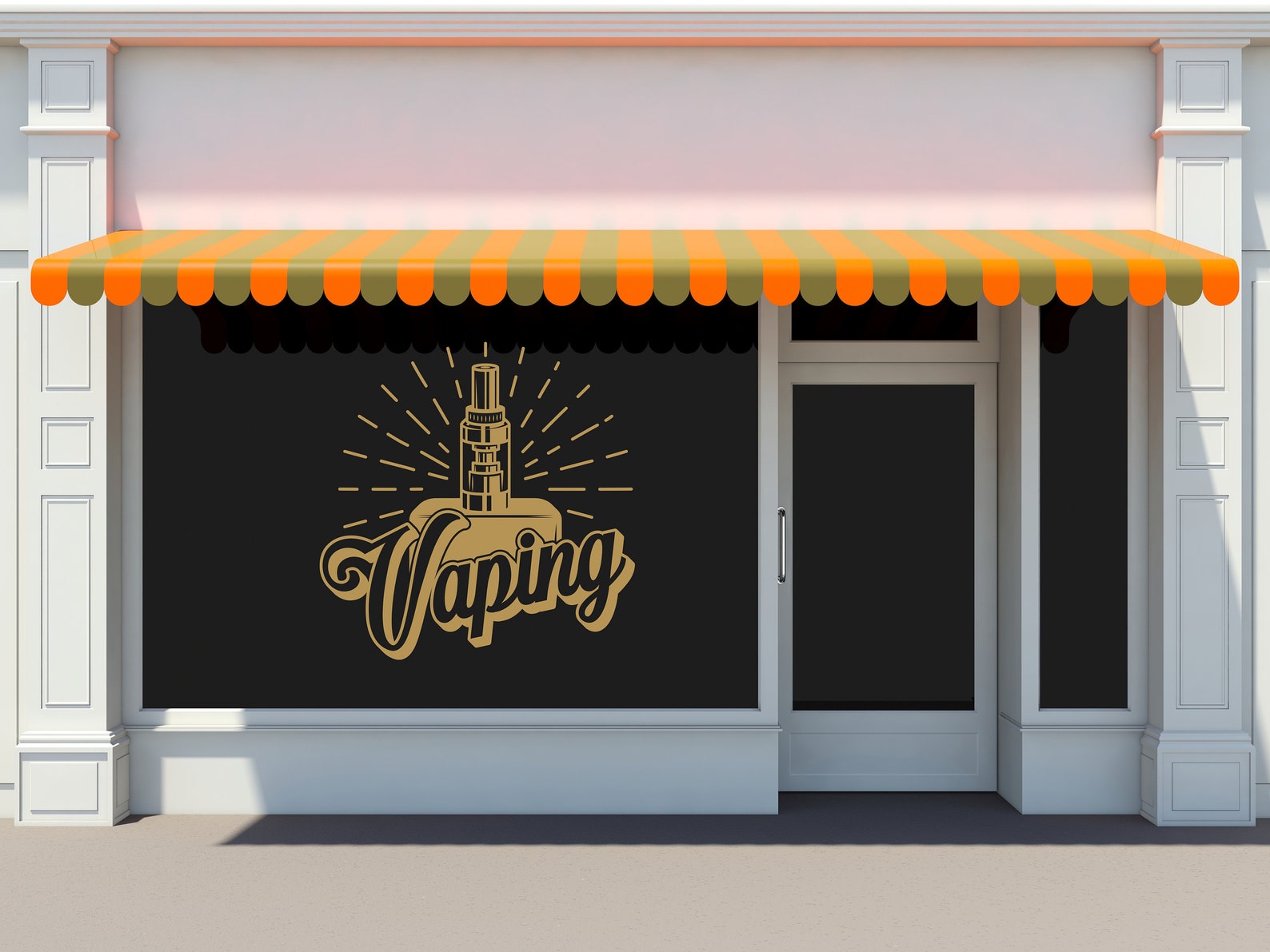 Vape Shop Decal window Sticker smoke Shop Decor Vape | Etsy