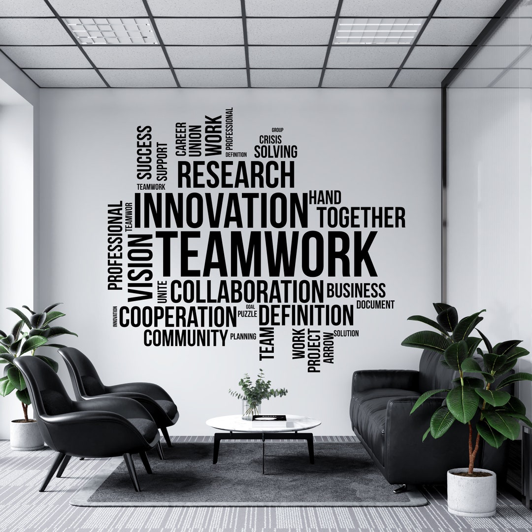 Office Wall Decal,office Decal, Office Wall Art,office Decor,typography ...