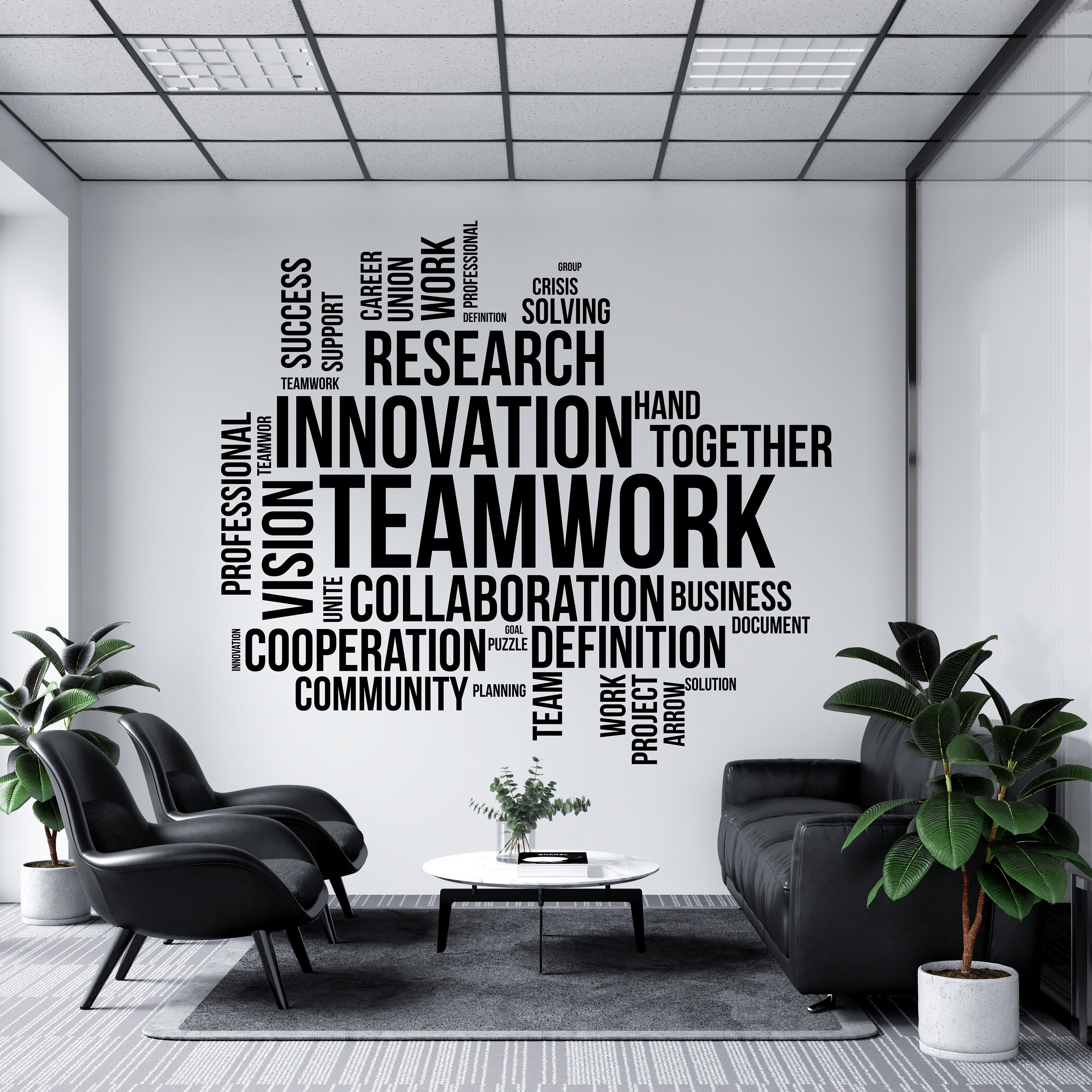 Office Wall Decal,office Decal, Office Wall Art,office Decor,typography ...