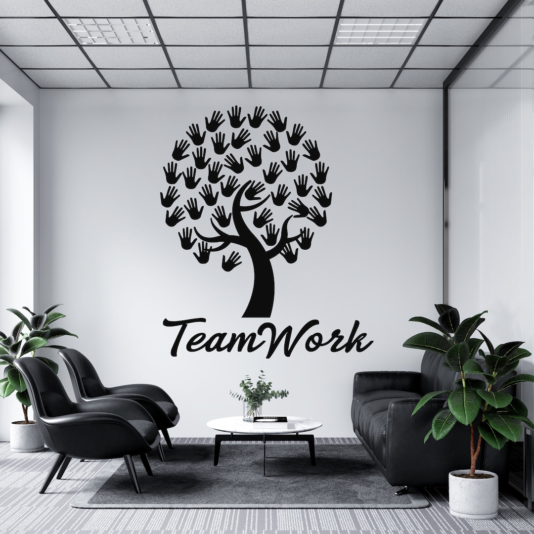 Office Wall Decal,teamwork Decal, Office Wall Art,office Decor,teamwork ...