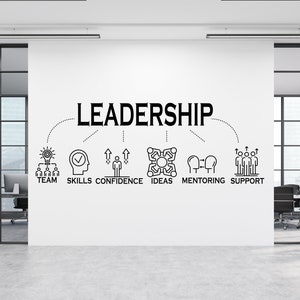 Leadership Office Wall Decal,office Wall Decal,office Wall Sticker ...