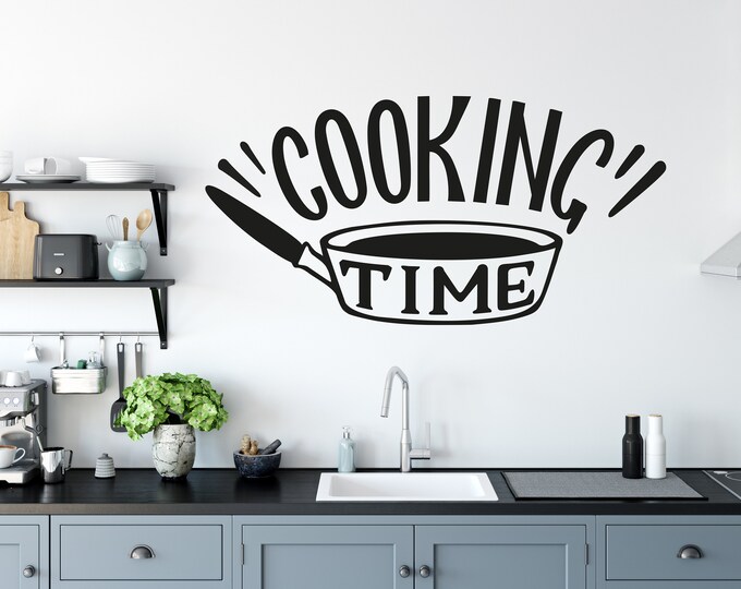 Kitchen Wall Decal Cooking Wall Decal Food Lover Decal Love Kitchen ...