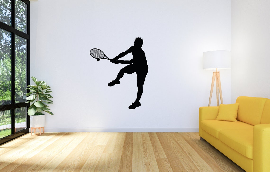 Tennis Decal Sports Decal Tennis Sticker Tennis Wall Decal | Etsy