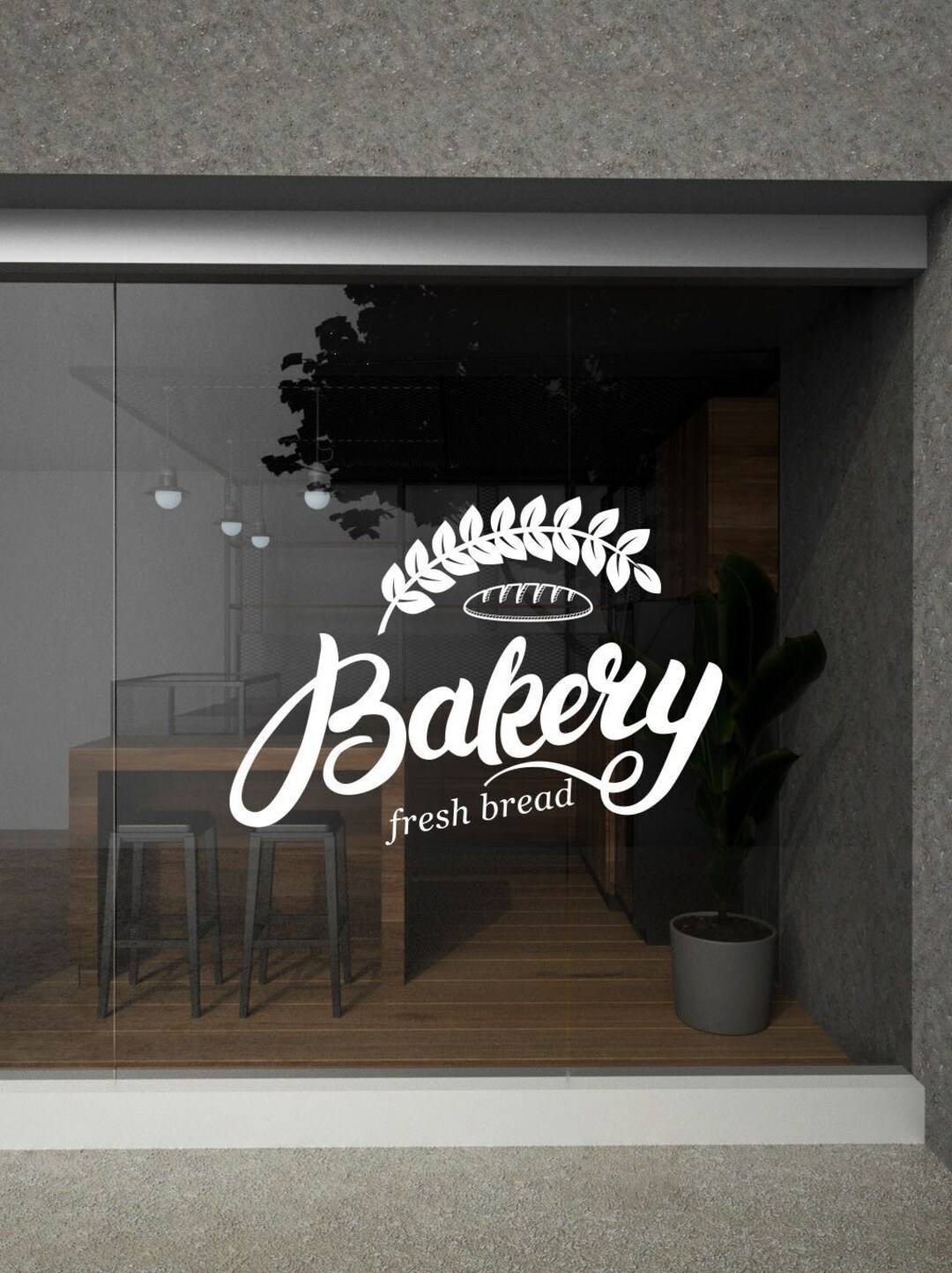 Bakery Wall Decal Bakery Shop Wall Art Bakery Wallsticker Amazing Foods ...