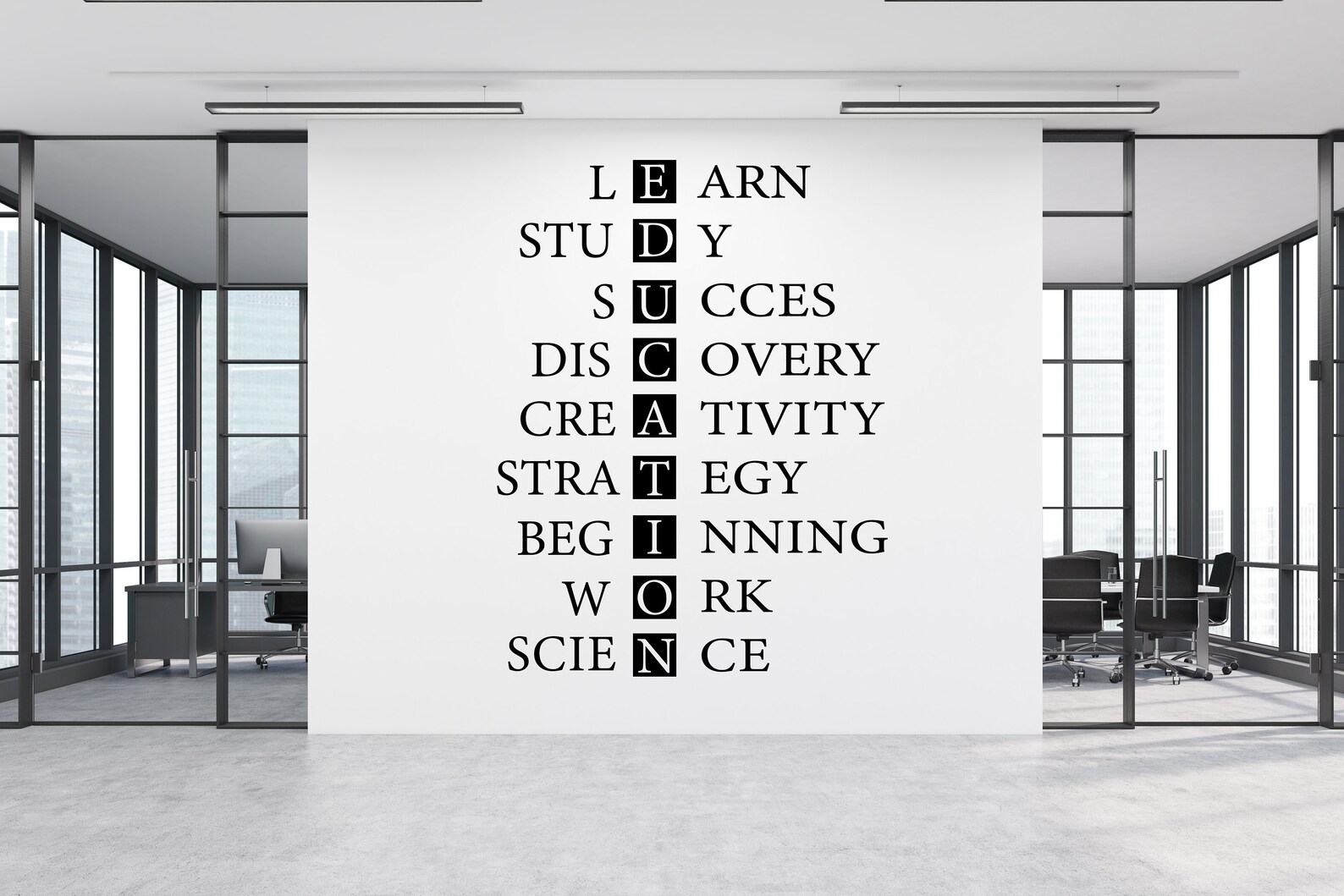 Education Wall Decal,office Wall Decal,office Wall Art,office Wall ...