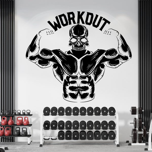 Workout Wall Decal - Etsy