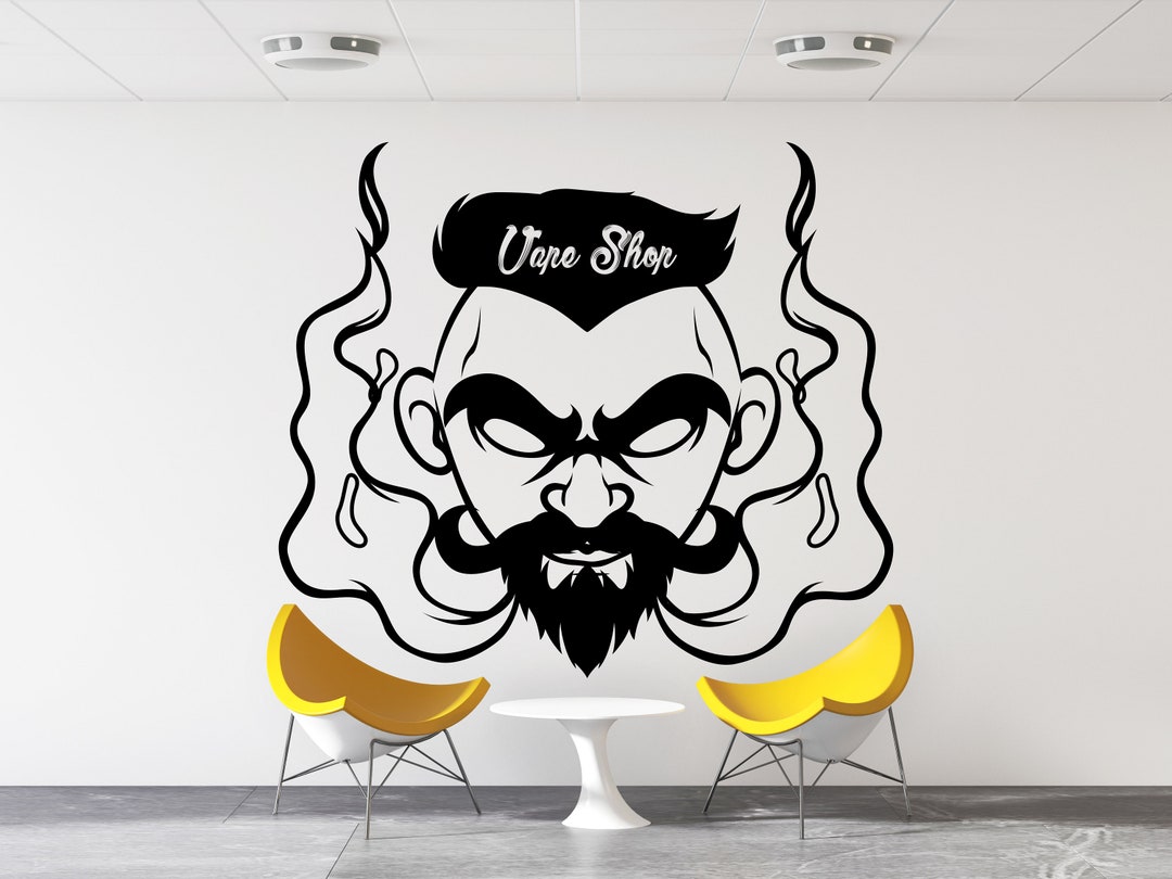 Vape Shop Decal window Sticker smoke Shop Decor Vape - Etsy