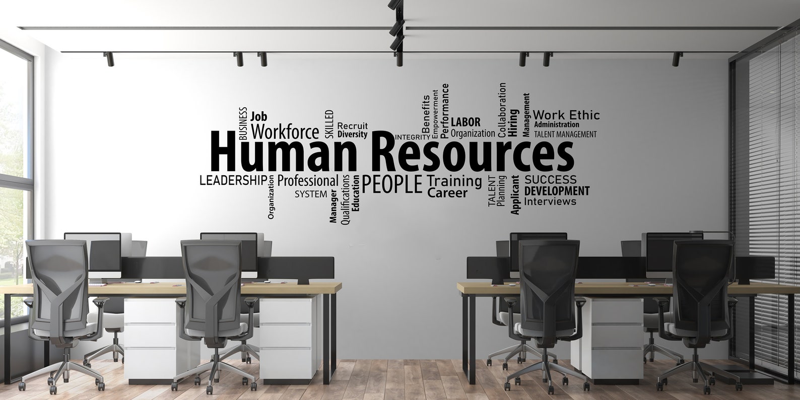 Office Wall Decal Human Resources Wall Sticker Office Decor Inspire ...