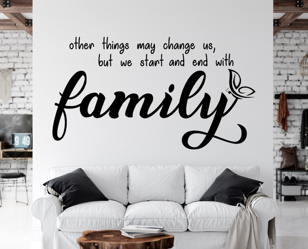Family Quotes Wall Decal Family Quotes Wall Sticker Family - Etsy