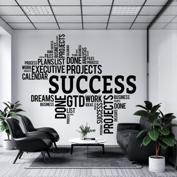 Office Wall Decaloffice Decal Office Wall Artoffice - Etsy