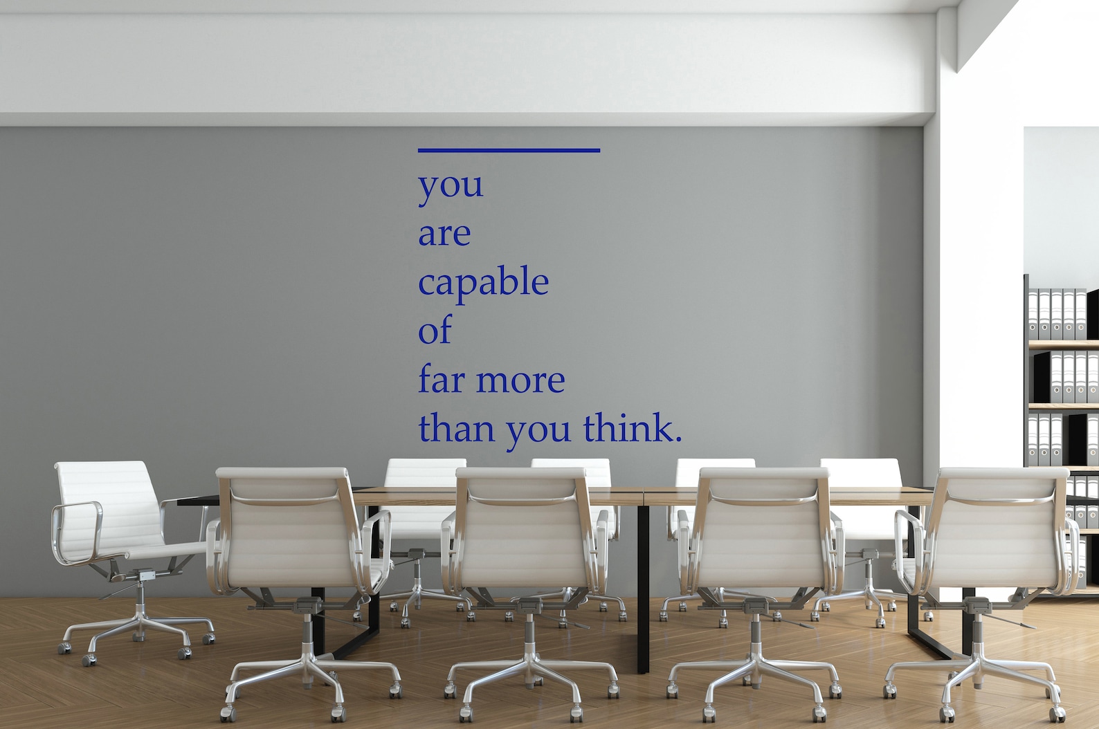 Your Capable More Than You Think Decal-inspiring Office Wall Art-office ...
