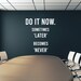 Do It Now Wall Decal,office Decal,office Wall Art,office Decor,work ...