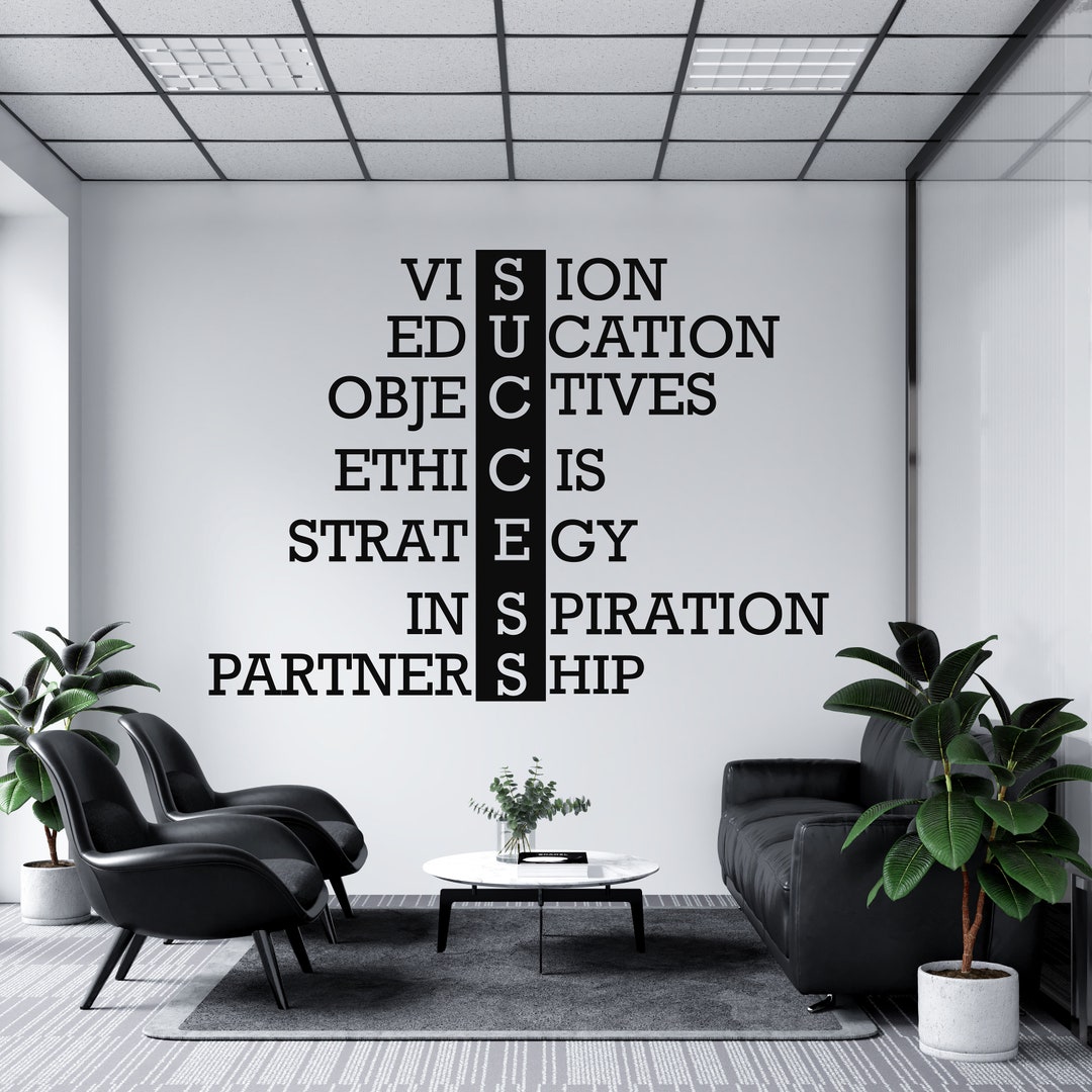 Vision Wall Decal Office Wall Decal Office Wall Art Office Wall Stciker ...