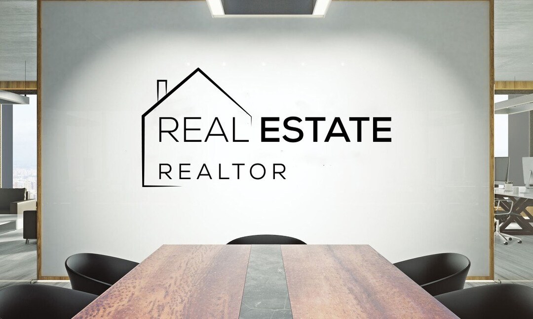Real Estate Wall Decal,home Agency Sticker,property Home Wall Art,real ...