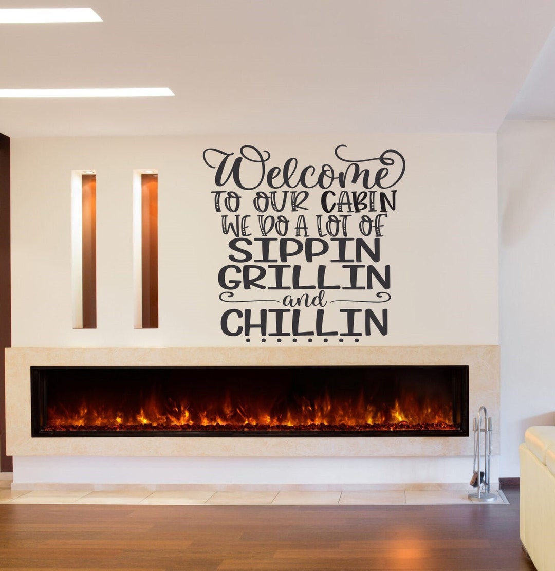 Camping Cabine Decal Campfire Decal Home Design Camper Decal Camplovers ...