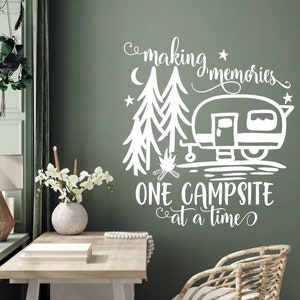 Campsite Memories Decal Campfire Wallstickers Nature Wallsticker ...