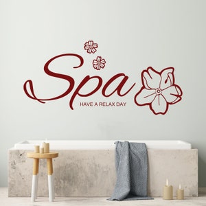 Wall Decals Spa Therapy Beauty Decal Vinyl Sticker SPA Beauty Salon Art ...