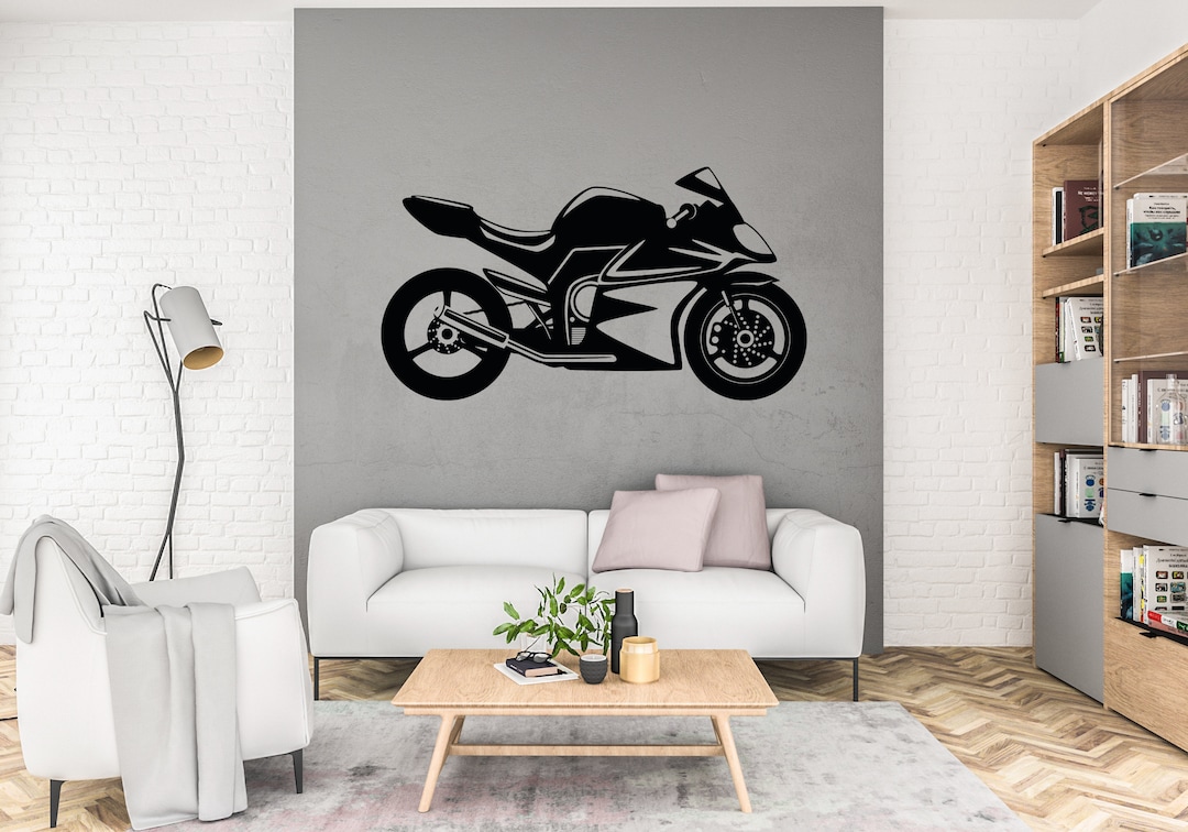 Racing Moto Wall Decal,motorcycle Wall Decal,motorcycle Wall Decor ...