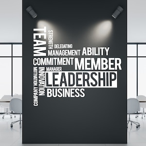 Leadership Office Wall Decal,office Wall Decal,office Wall Sticker ...