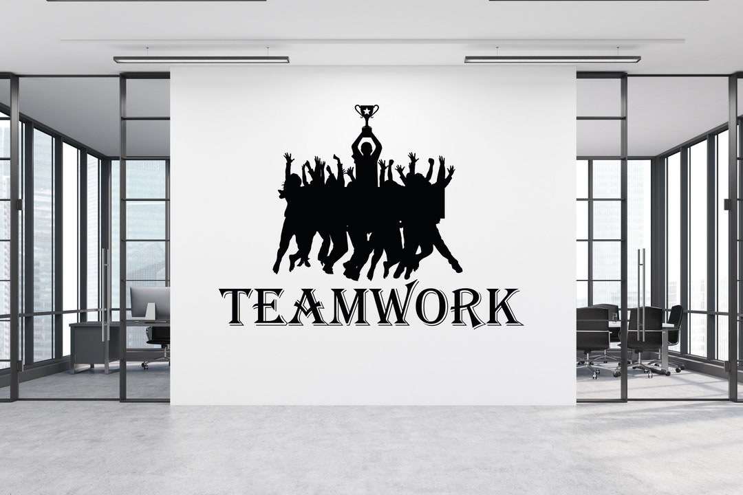 Office Wall Decal,teamwork Decal, Office Wall Art,office Decor,teamwork ...