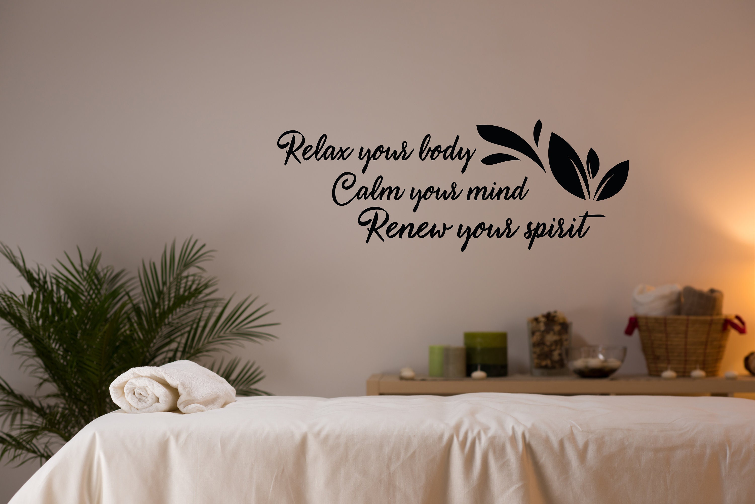 Wall Decals Spa Therapy Beauty Decal Vinyl Sticker SPA Beauty | Etsy