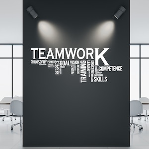 Teamwork Wall Decal,office Wall Decal,office Wall Sticker,office Wall ...