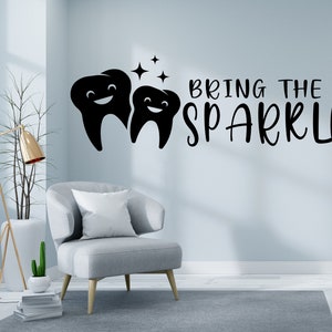 Dental Clinic Wall Decal Tooth Wall Decal Teeth Wall Sticker - Etsy