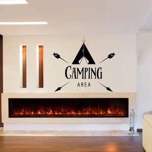 Campfire Wall Decal Home Design Camper Wallstickers Happy Campers Decal ...