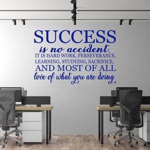 Success Wall Decal,office Wall Decal,office Wall Art,office Sticker ...