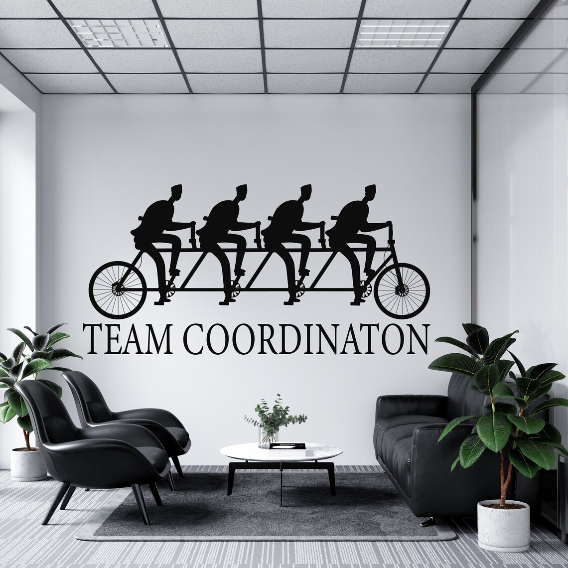 Office Wall Decalteamwork Decal Office Wall Artoffice - Etsy