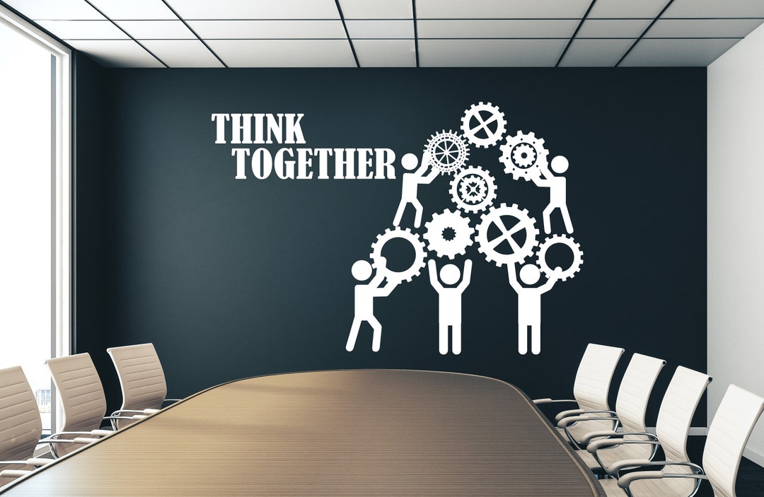Office Wall Decal,teamwork Decal, Office Wall Art,office Decor,teamwork ...