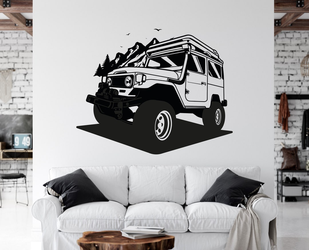 Adventure Wall Decal off Road Wall Decal Car Wall Sticker Camping Wall ...