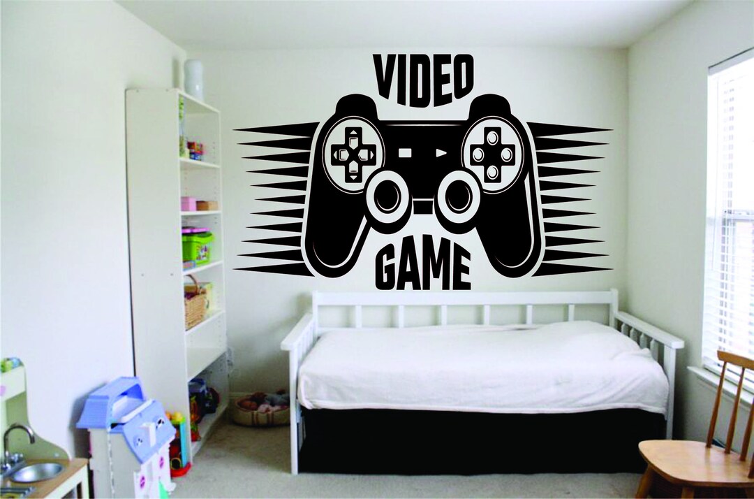 Vdieo Game Wall Decal,gaming Room Wall Decor,game Wall Art,game Wall ...
