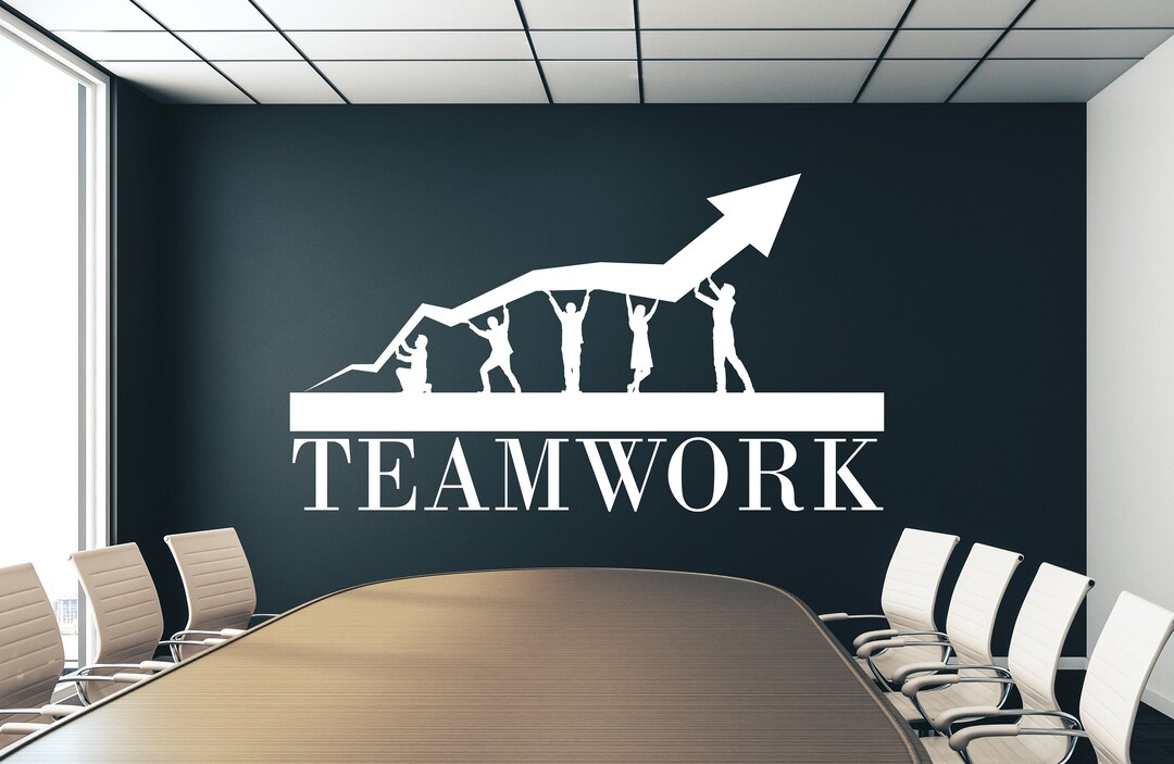 Office Wall Decal,teamwork Decal, Office Wall Art,office Decor,teamwork ...
