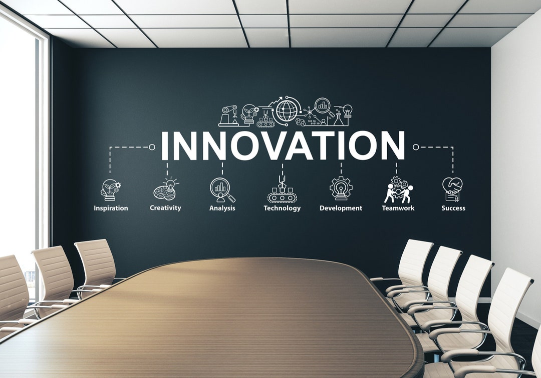 Office Wall Decal, Innovation Decal, Office Wall Art,office Decor ...
