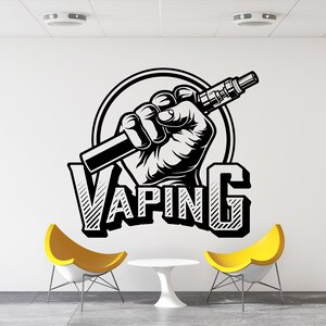 Vape Shop Decal ,window Sticker ,smoke Shop Decor, Vape Sticker, Vapor ...