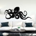 Octopus Wall Decal Octopus Wall Sticker Octopus Wall Art Window Sticker ...