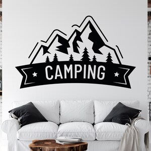 Campfire Wall Decal Home Design Camper Wallstickers Happy Campers Decal ...