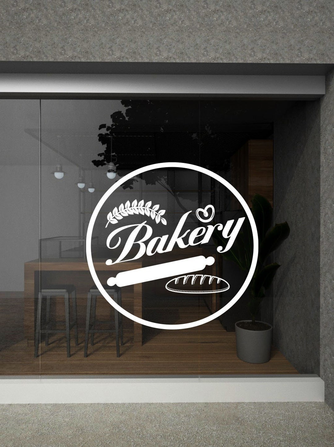 Bakery Wall Decal Bakery Shop Wall Art Bakery Wallsticker Amazing Foods ...