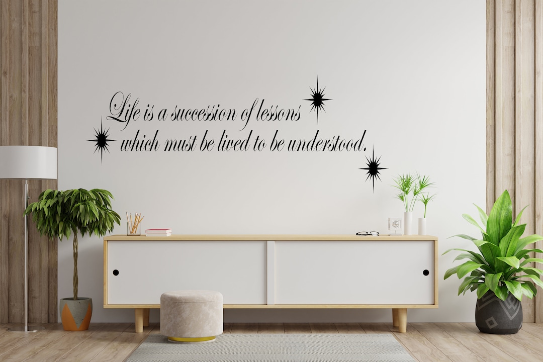 Quote Wall Decal Quote Inspirational Quote Wall Art Vinyl Lettering ...