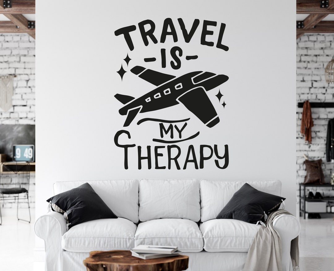 Travel Wall Decal Quotes Wall Decal Exploring Wall Art Travel Wall ...