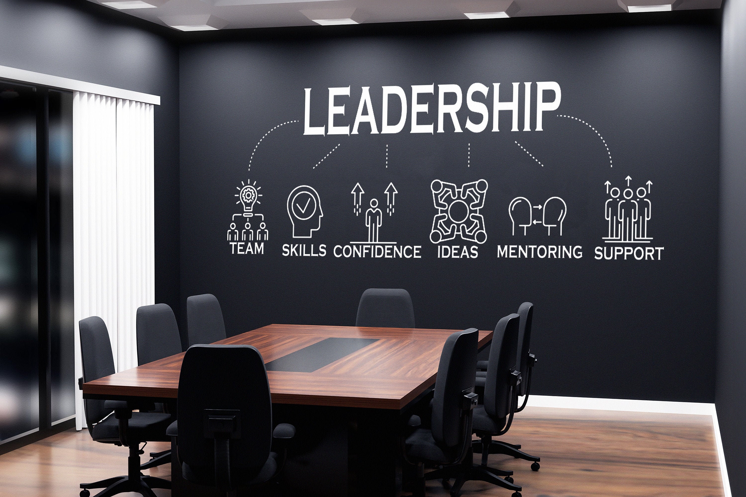 Leadership Office Wall Decal,office Wall Decal,office Wall Sticker ...