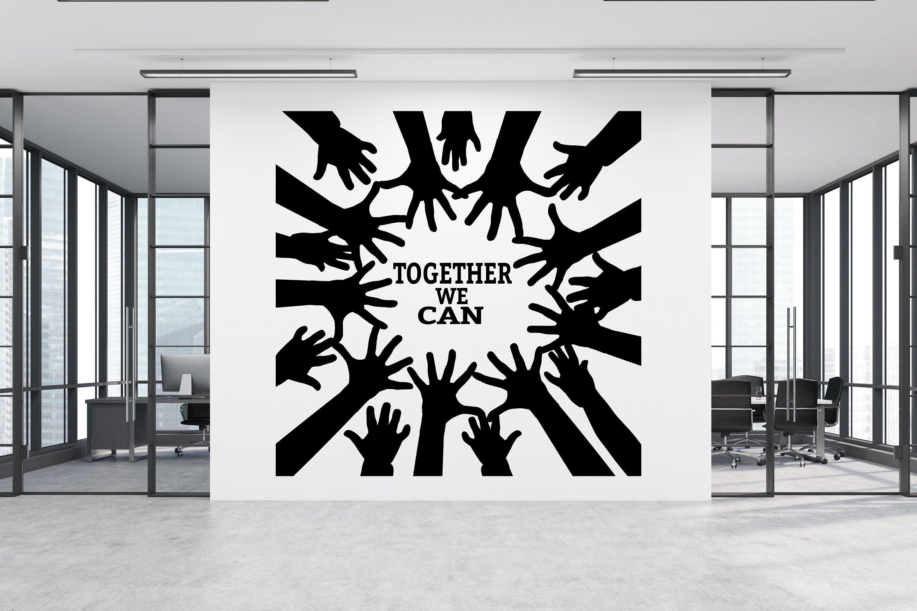 Teamwork Wall Decal — Inspire Collaboration & Success — Motivational ...