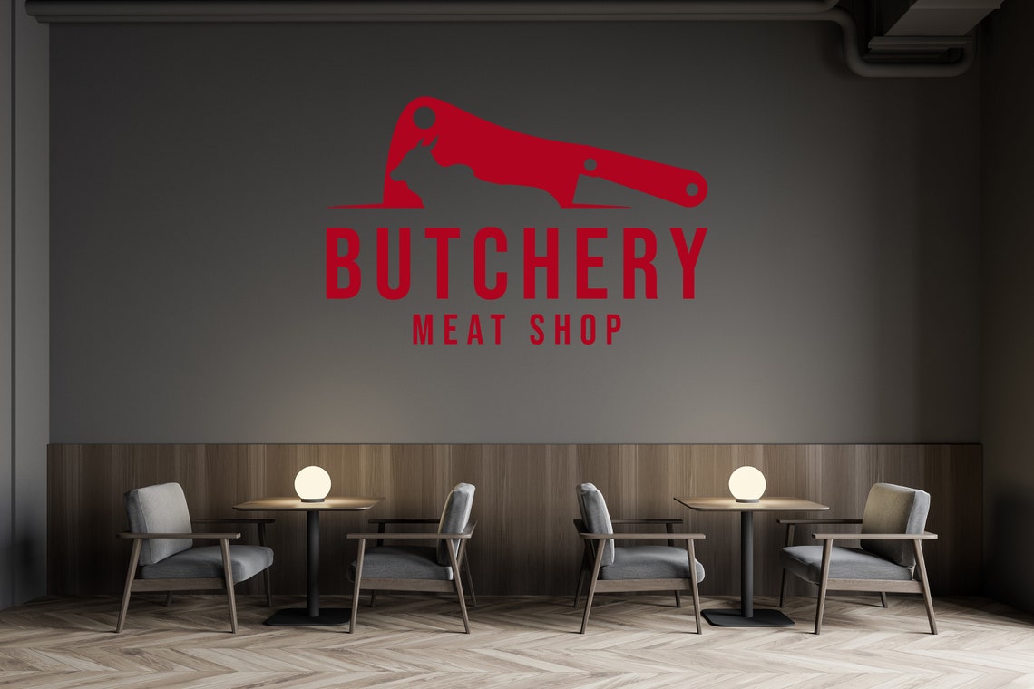 Butchery Wall Decal Meat Wall Decal Fresh Meat Sticker - Etsy