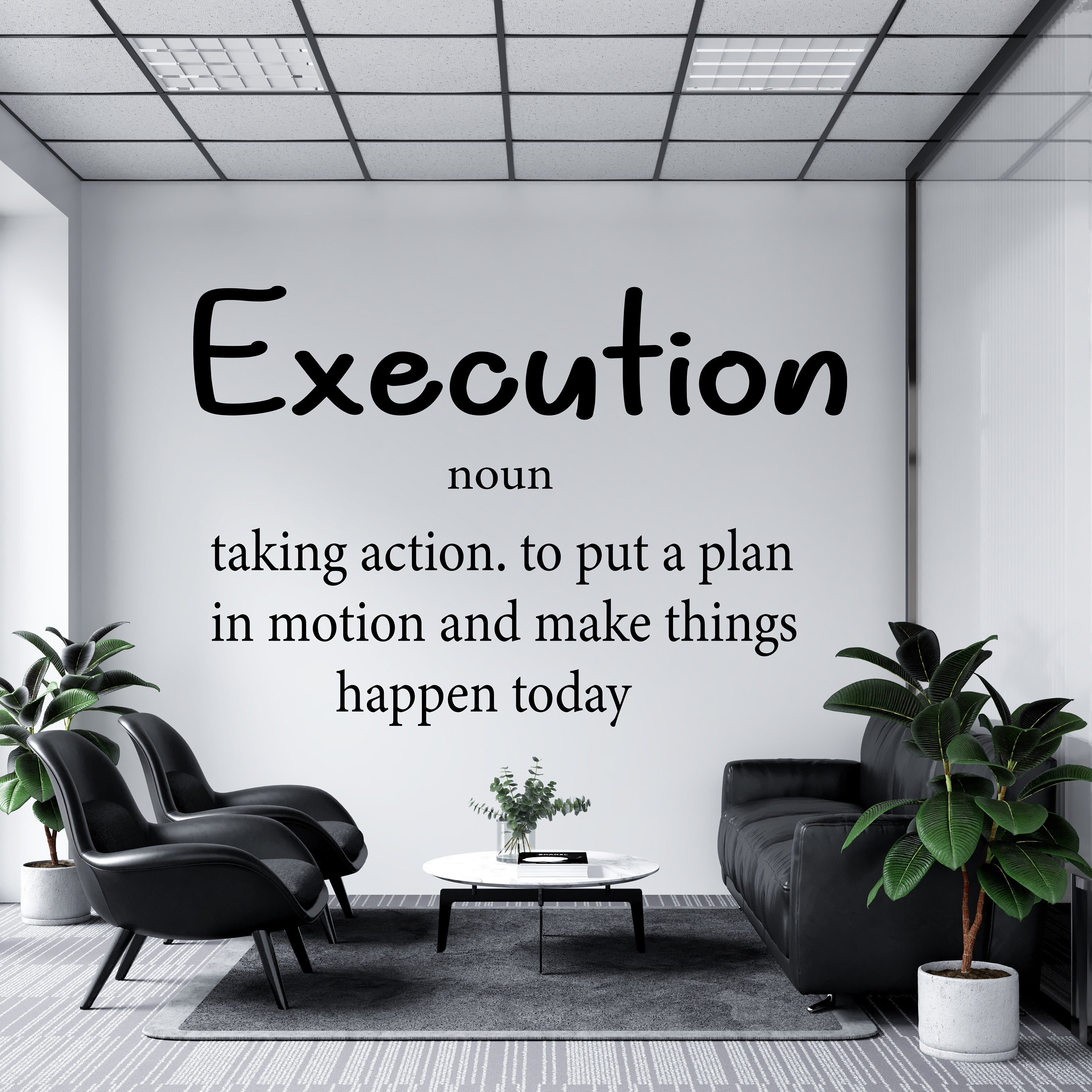 Execution Wall Decal,office Wall Decal,office Decal, Office Wall Art ...