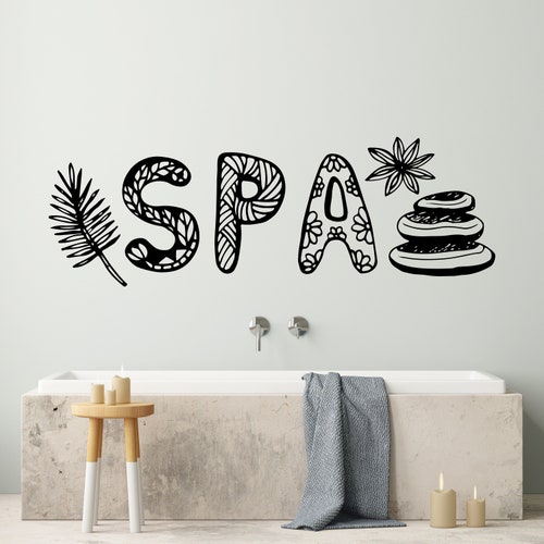 Wall Decals Spa Therapy Beauty Decal Vinyl Sticker SPA Beauty - Etsy