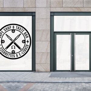 Vape Shop Decal window Sticker smoke Shop Decor Vape - Etsy