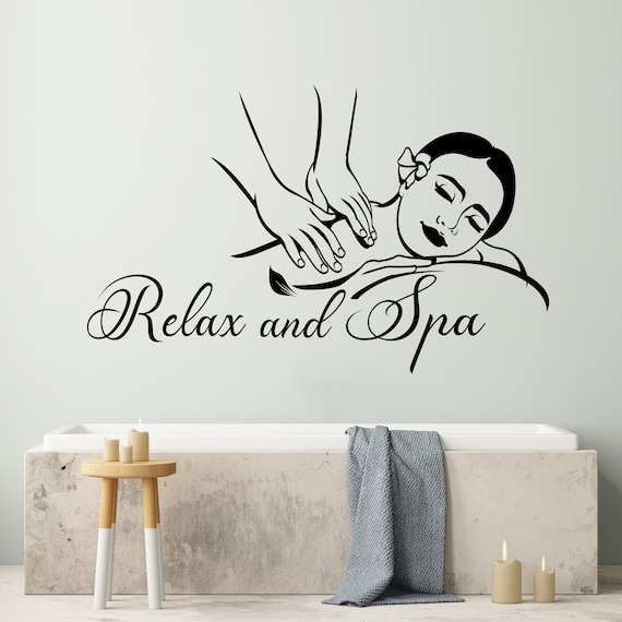 Wall Decals Spa Therapy Beauty Decal Vinyl Sticker SPA Beauty | Etsy